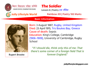 The Soldier Summary by Rupert Brooke » Jolly Lifestyle World